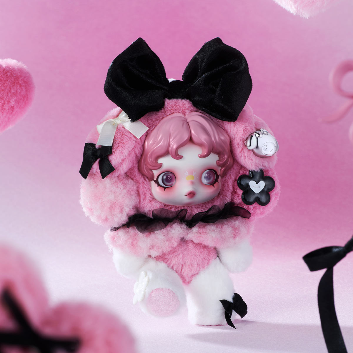 POP MART SKULLPANDA × MY MELODY Plush – Blind Box Collections