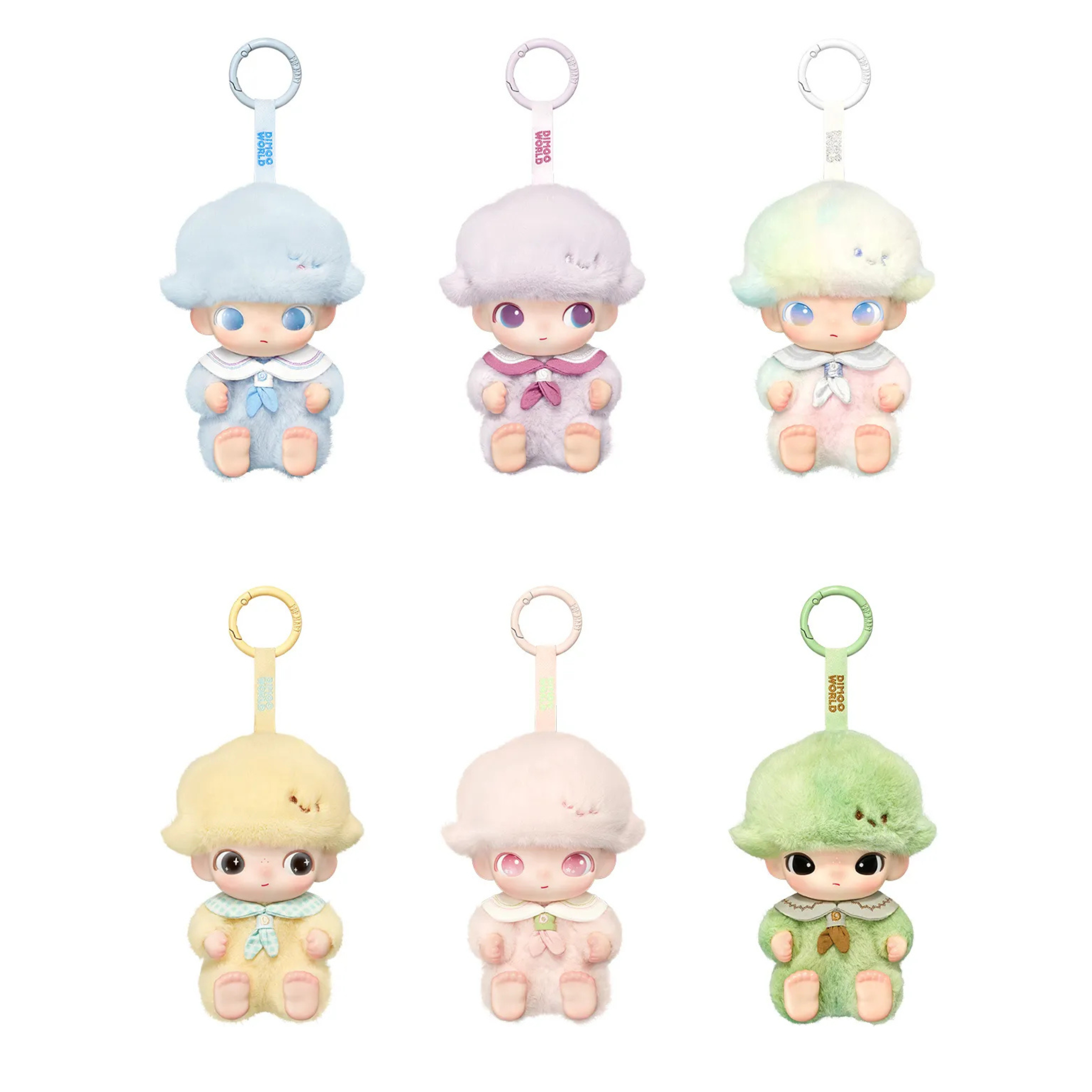 POP MART DIMOO Journal of New Life Series-Vinyl Plush Pendant Blind Bo ...